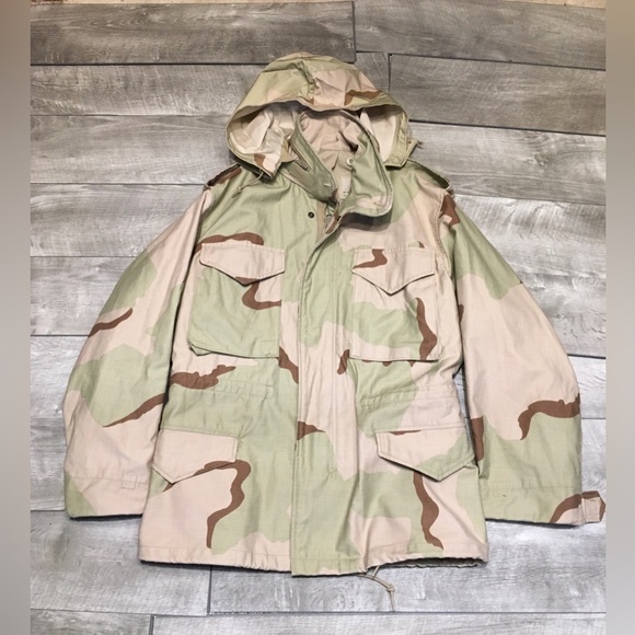 Isratek | Jackets & Coats | Vtg Isratex M65 Mint Chip Military Jacket ...